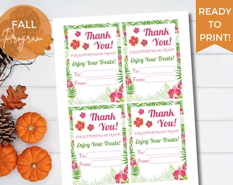 2024 Girl Scout Fall Product Thank You Notes - Etsy