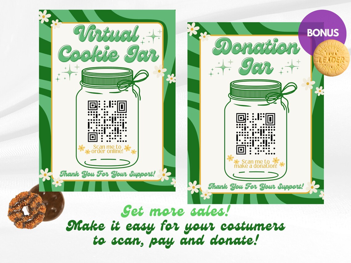 Editable Girl Scout Cookie Sign 2024 LBB ABC Retro Cookie - Etsy UK