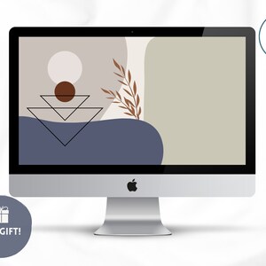 2022 2023 Cute Desktop Organizer Wallpaper Calendar Dark Blue - Etsy