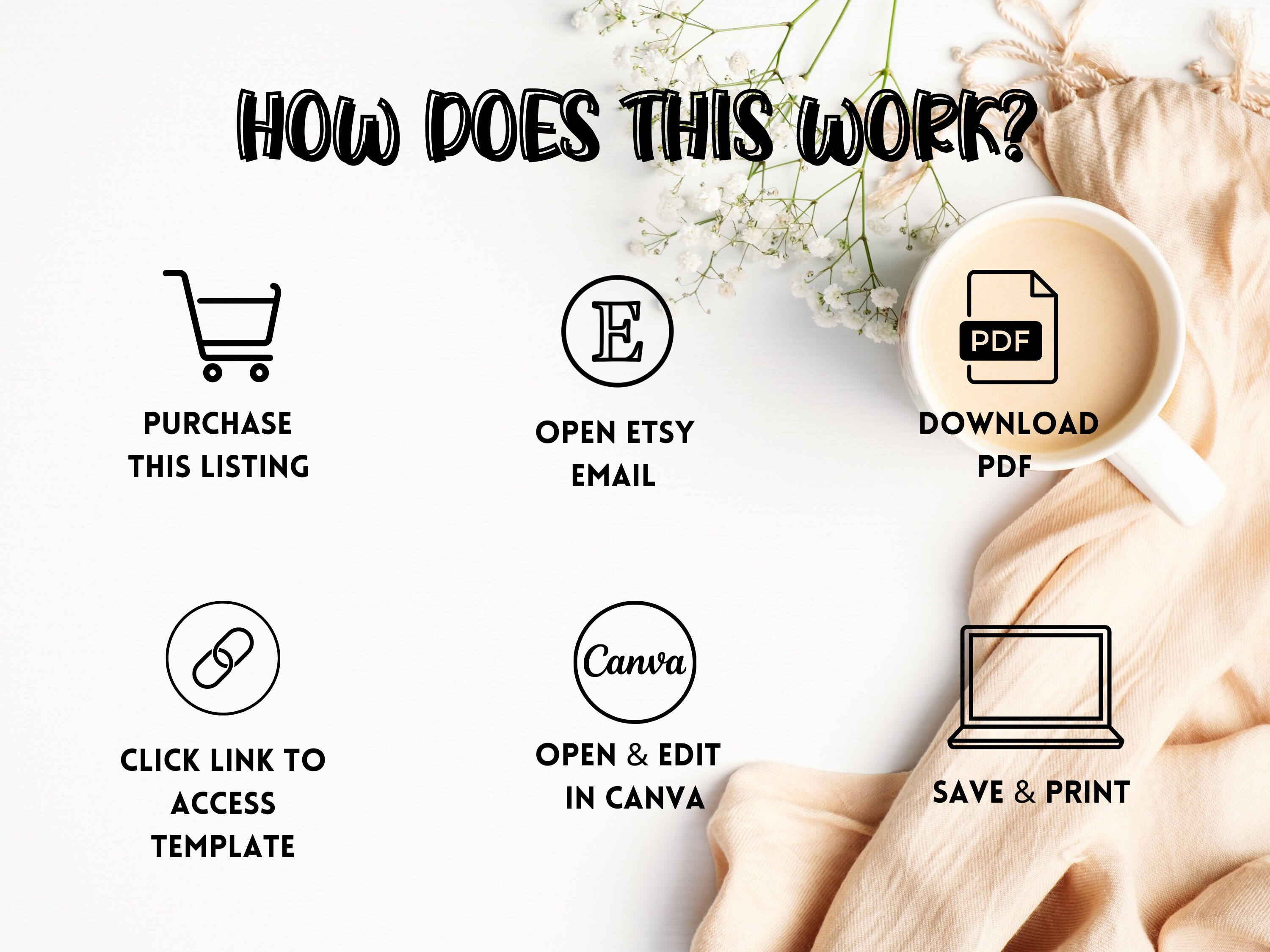 Editable Retro Hang Tag Template Small Business Rainbow - Etsy