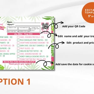 Girl Scout Fall Product Order Form, 2024 Editable Thank You Receipt ...