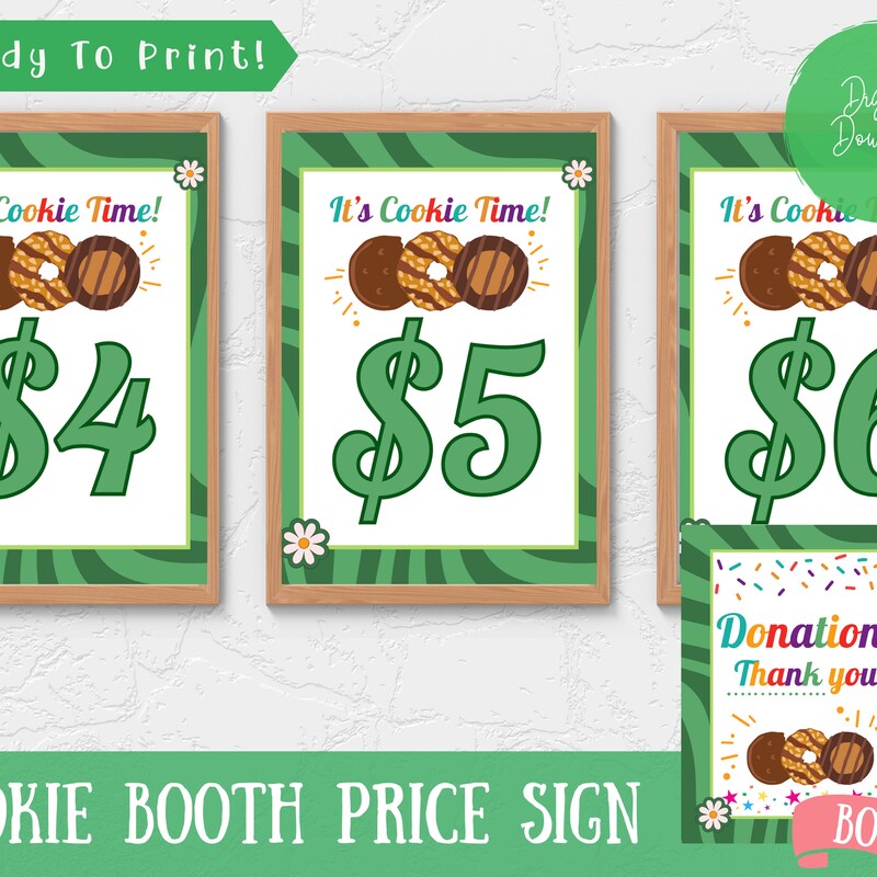 Cookie Booth Sign - Etsy