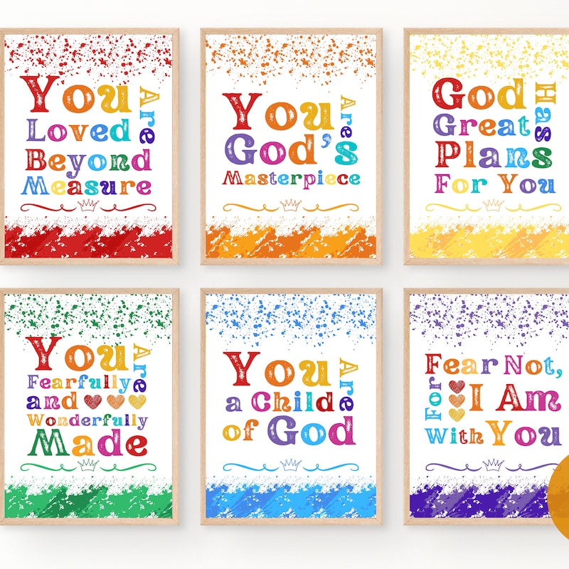 Sunday School Wall Art - Etsy