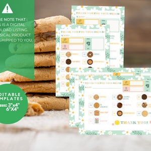 Editable Girl Scout Cookie Order Form 2025, LBB ABC Cookie Menu Price ...