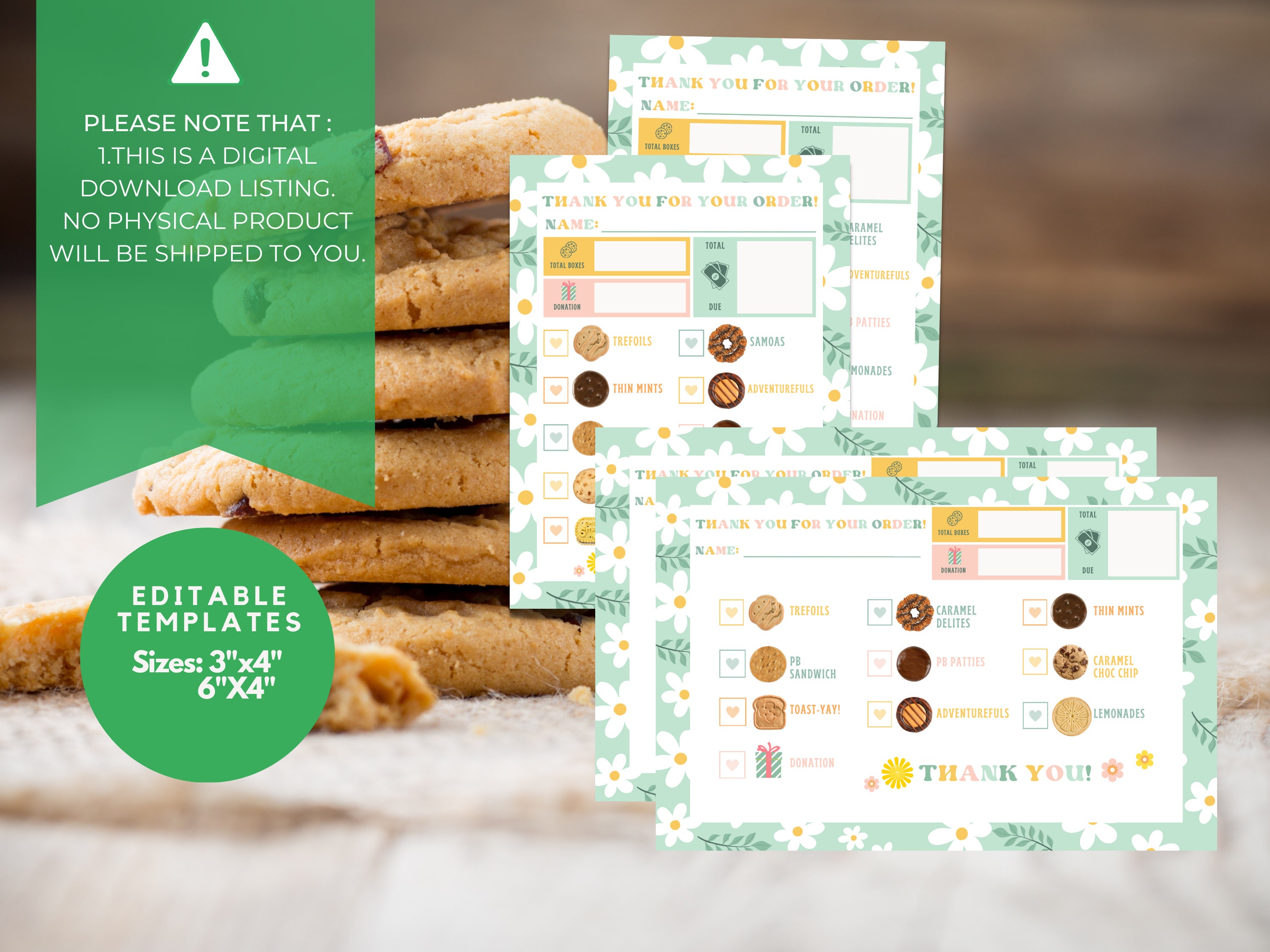 Editable Girl Scout Cookie Order Form 2024, LBB ABC Cookie Menu Price ...