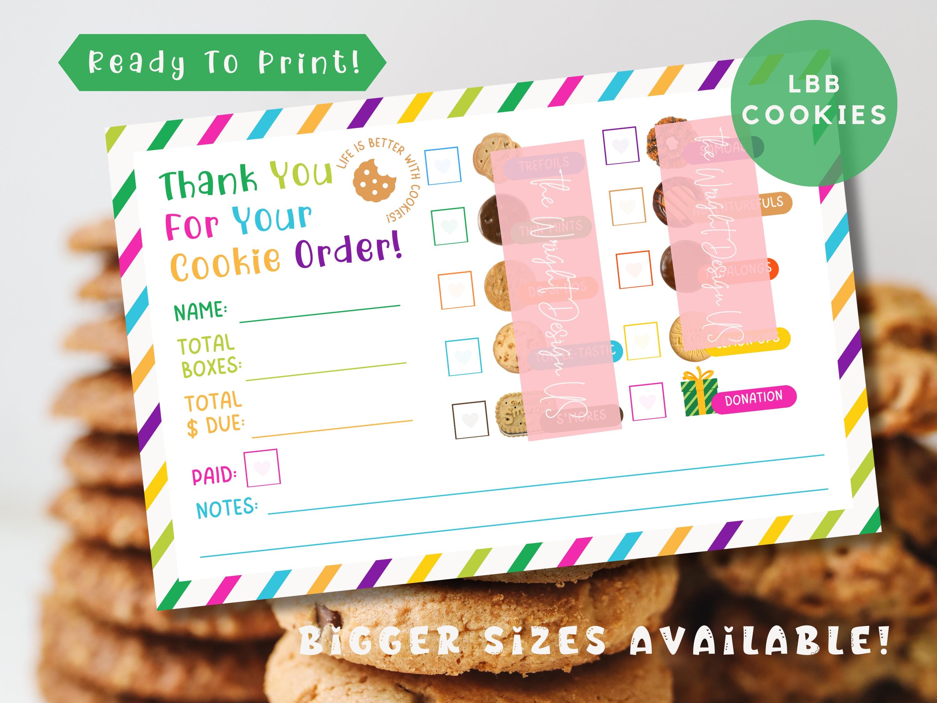 Printable Girl Scout Cookie Boxes