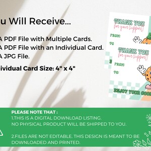 Retro Girl Scout Cookie Printable Thank You Card 2024 2025 , LBB ABC ...