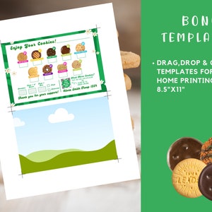 Retro Girl Scout Cookie Thank You Note 2024, Editable LBB Order Form ...