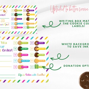 2023 2024 Girl Scout Cookie Thank You Note, Printable LBB Order Form ...