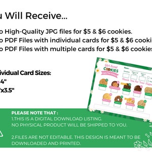 LBB Girl Scout Cookie Sales Order Form 2024 2025, Cookie Thank You Card ...