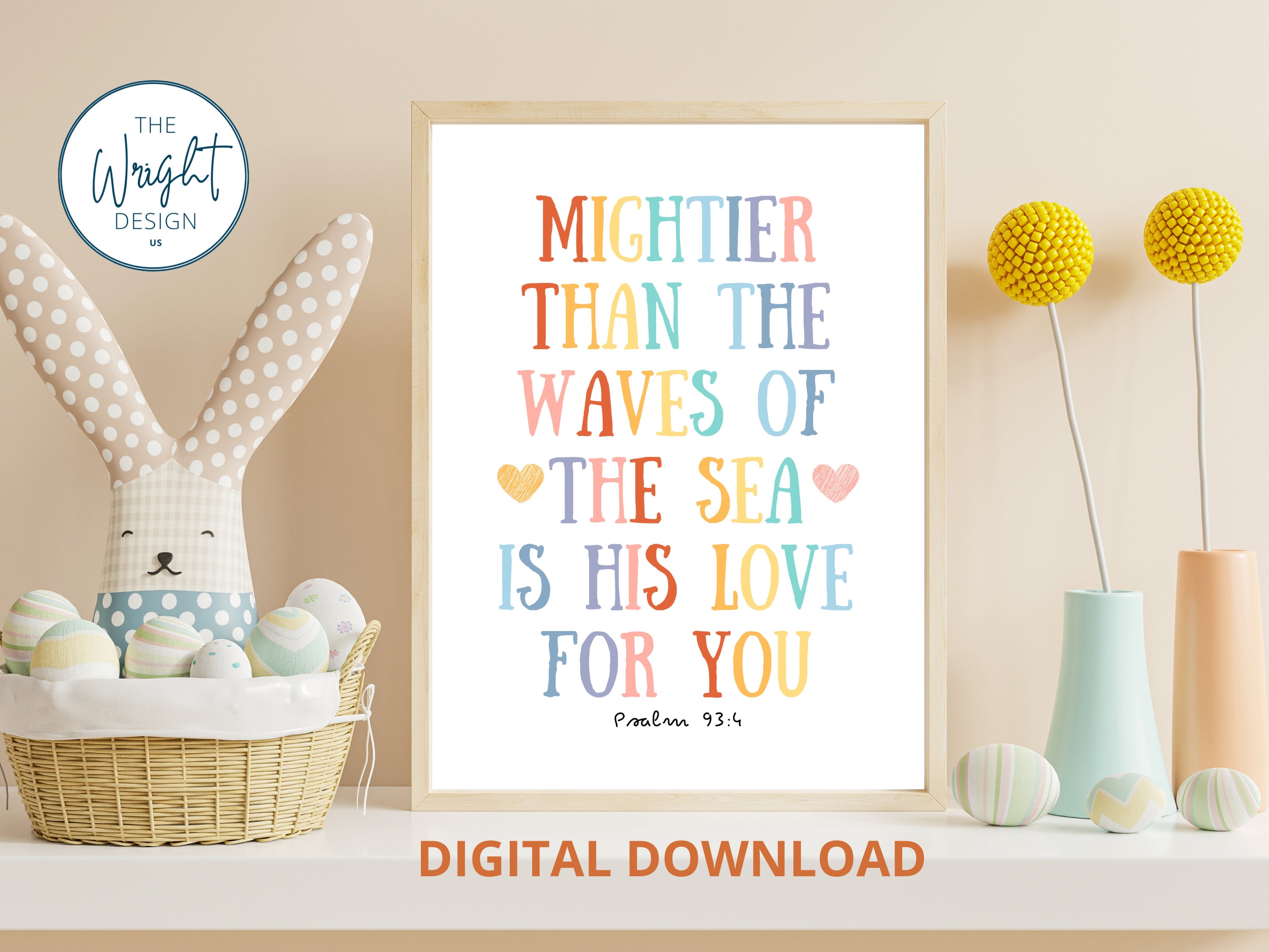 Set of 3 Christian Bible Verse Poster for Kids Children - Etsy