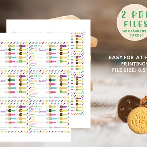 2023 2024 Girl Scout Cookie Thank You Note, Printable LBB Order Form ...