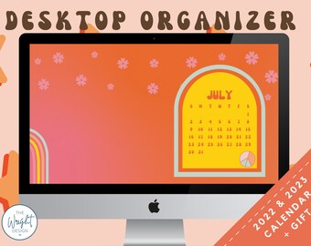 Retro Groovy Desktop Wallpaper - Etsy