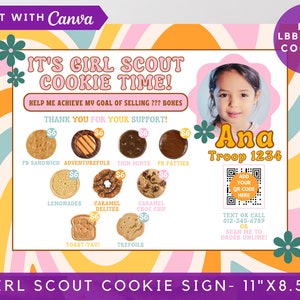 Editable Girl Scout Cookie Sign 2024, LBB ABC Cookie Menu Price List ...