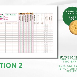 Girl Scout 2024 Order Form, LBB Cookie Price List, Editable & Printable ...