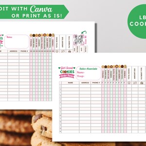 Girl Scout 2024 Order Form, LBB Cookie Price List, Editable & Printable ...