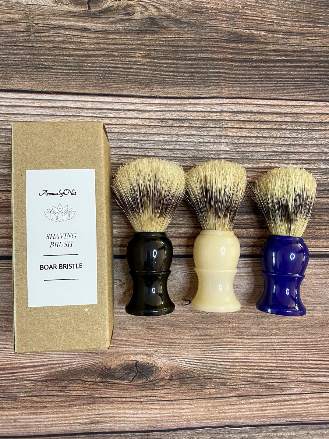 Shaving Brush | Badger and Boar Bristle | Fathers Day Gift | Old ...