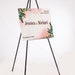 Foam Board Wedding Welcome Sign With Stand, Foam Board Print Welcome ...