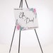 Foam Board Wedding Welcome Sign With Stand, Foam Board Print Welcome ...