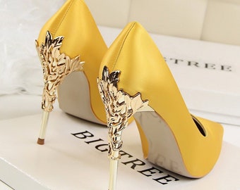 Metal High Heels | Etsy