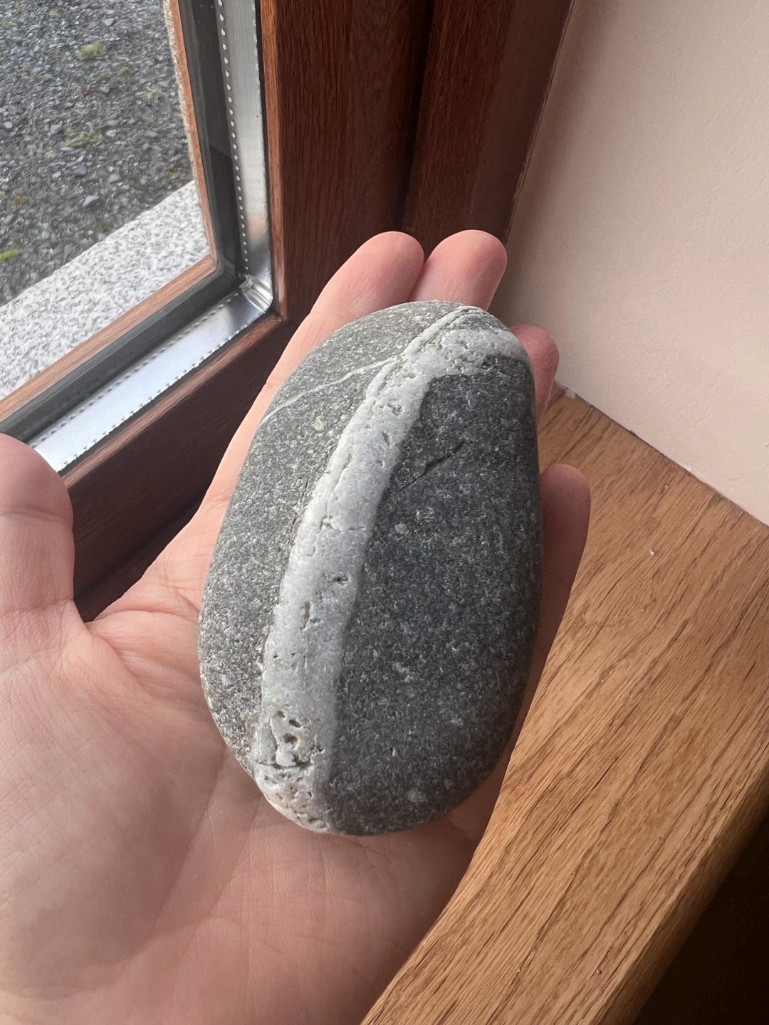 Rare Irish Wishing Stone – 89.1mm (3.51”) Handpicked Natural Stone From ...