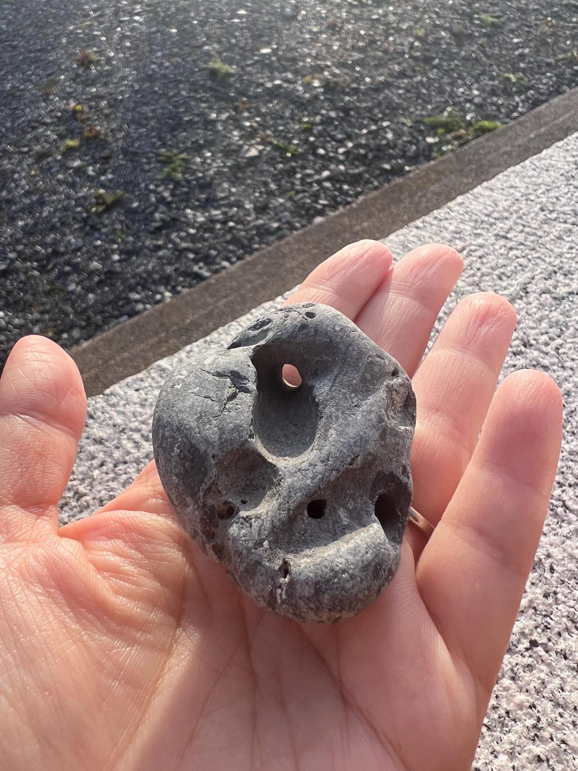 Lovely Rare & Unique Irish Hag Stone Handpicked From Irish Coast With ...