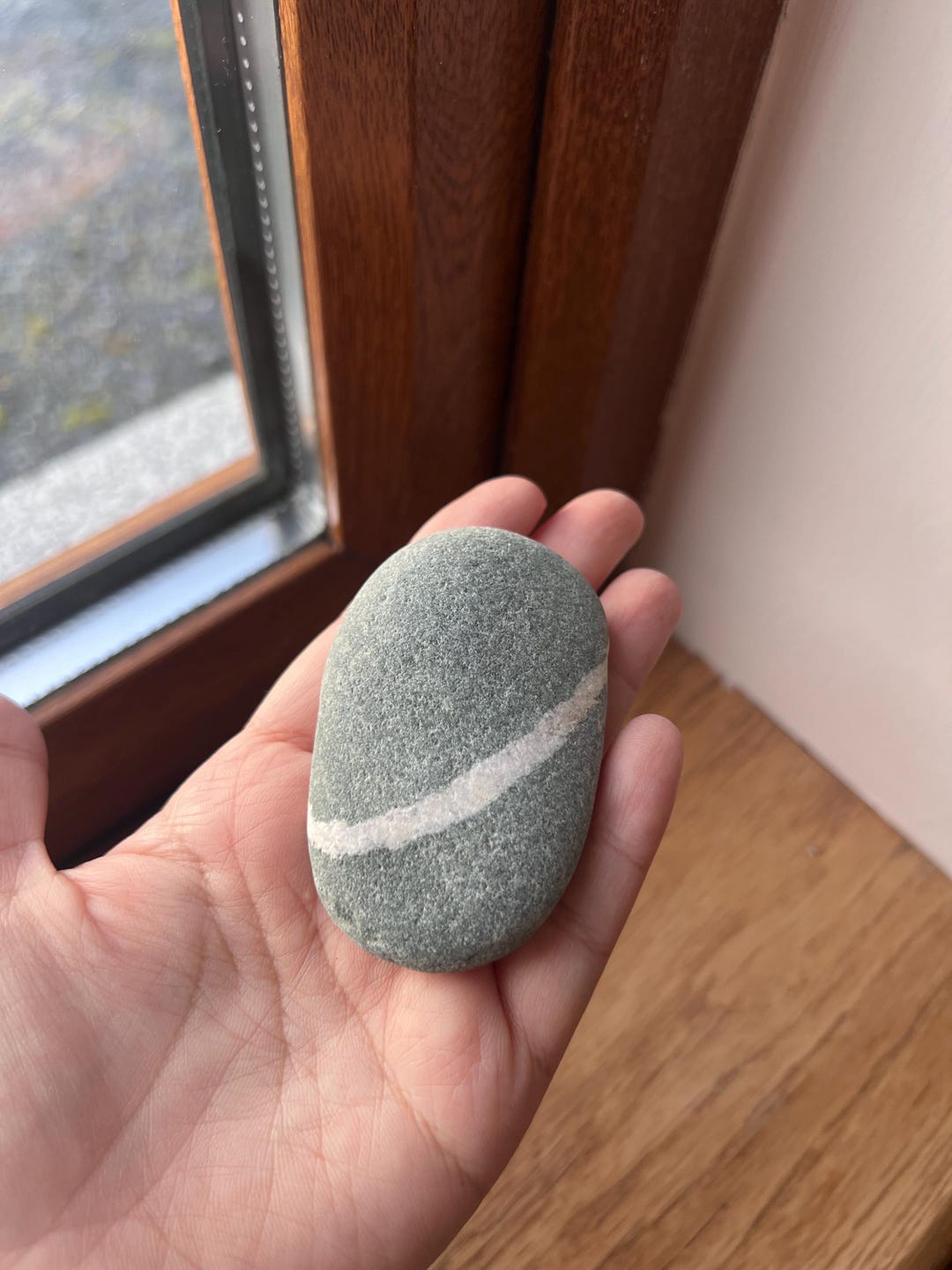Rare Irish Wishing Stone – 69.1mm (2.72”) Handpicked From Irish Coast ...