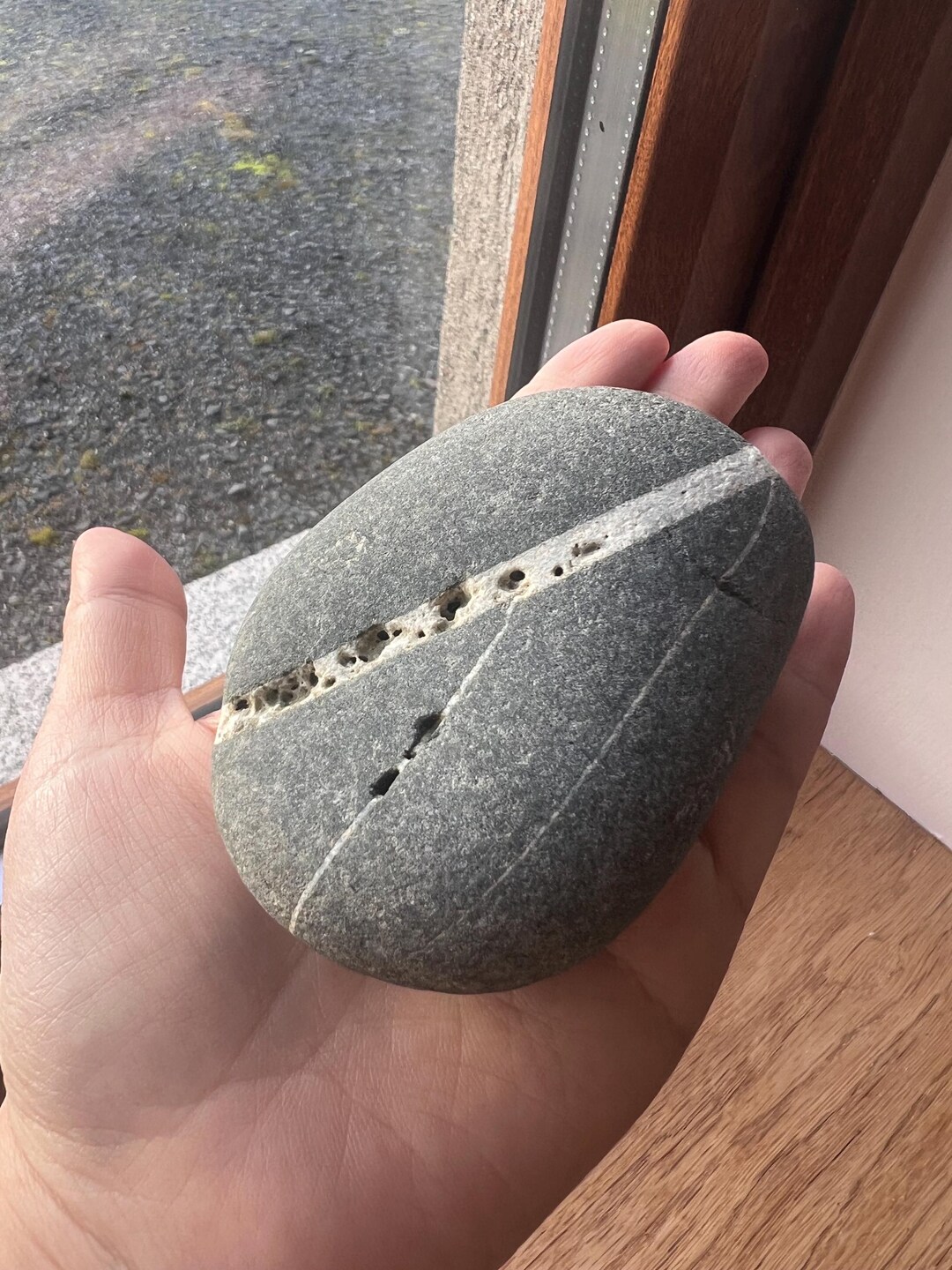 Rare Irish Wishing Stone – 85.2mm (3.36”) Handpicked Natural Stone From ...