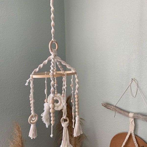 Macrame Baby Mobile - Etsy