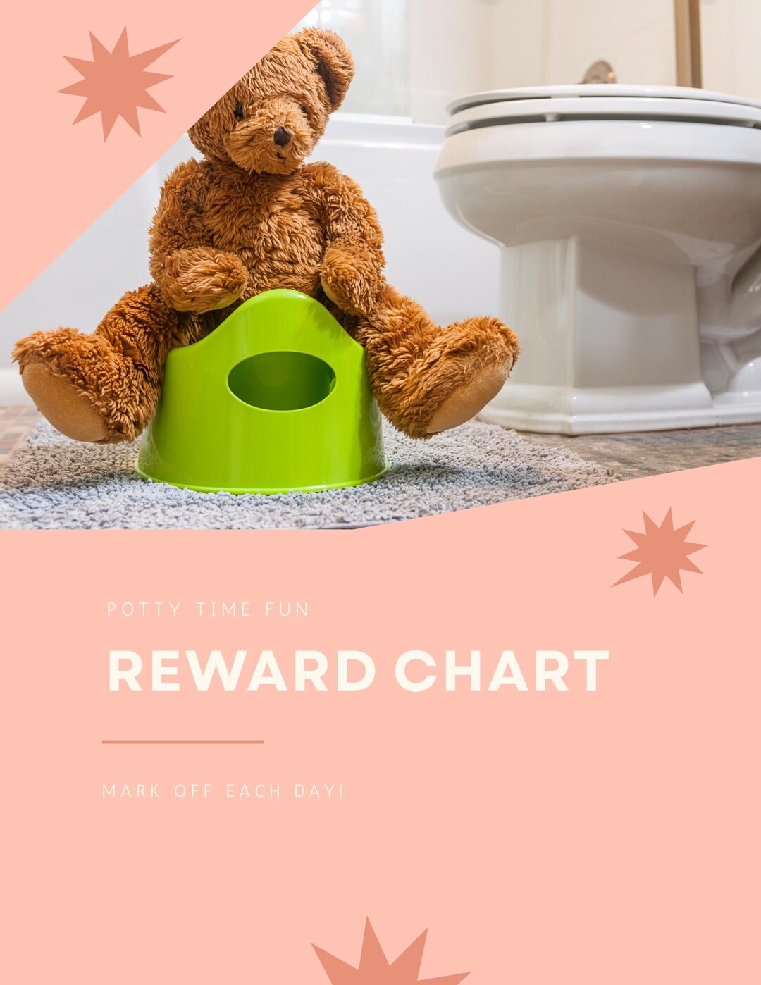 Reward Chart - Potty Training, Reward System, First Time Mom, Potty ...