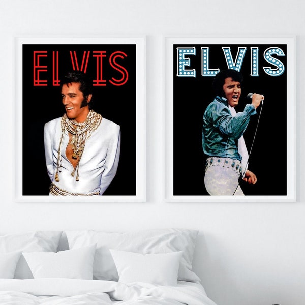 Elvis Presley Poster - Etsy