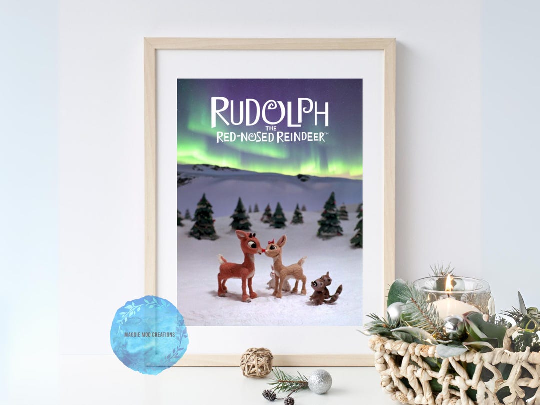 Classic Rudolph the Red-nosed Reindeer Poster | Digital Download - Etsy