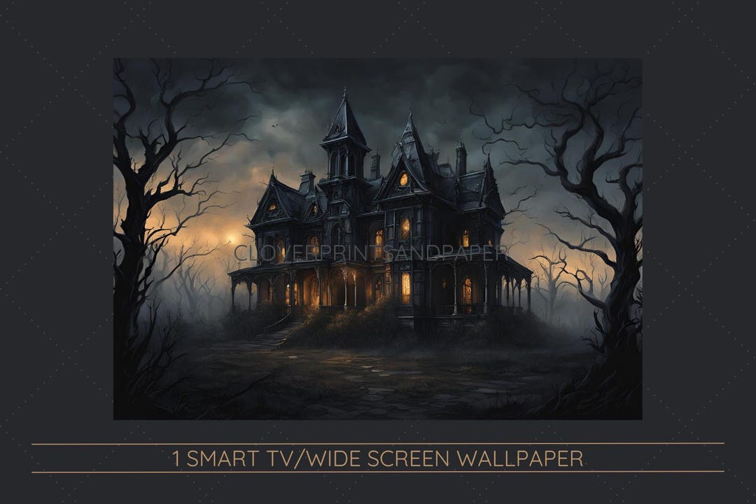 Spooky Mansion Wallpaper for Wide Devices >> Digital Wallpapers ...
