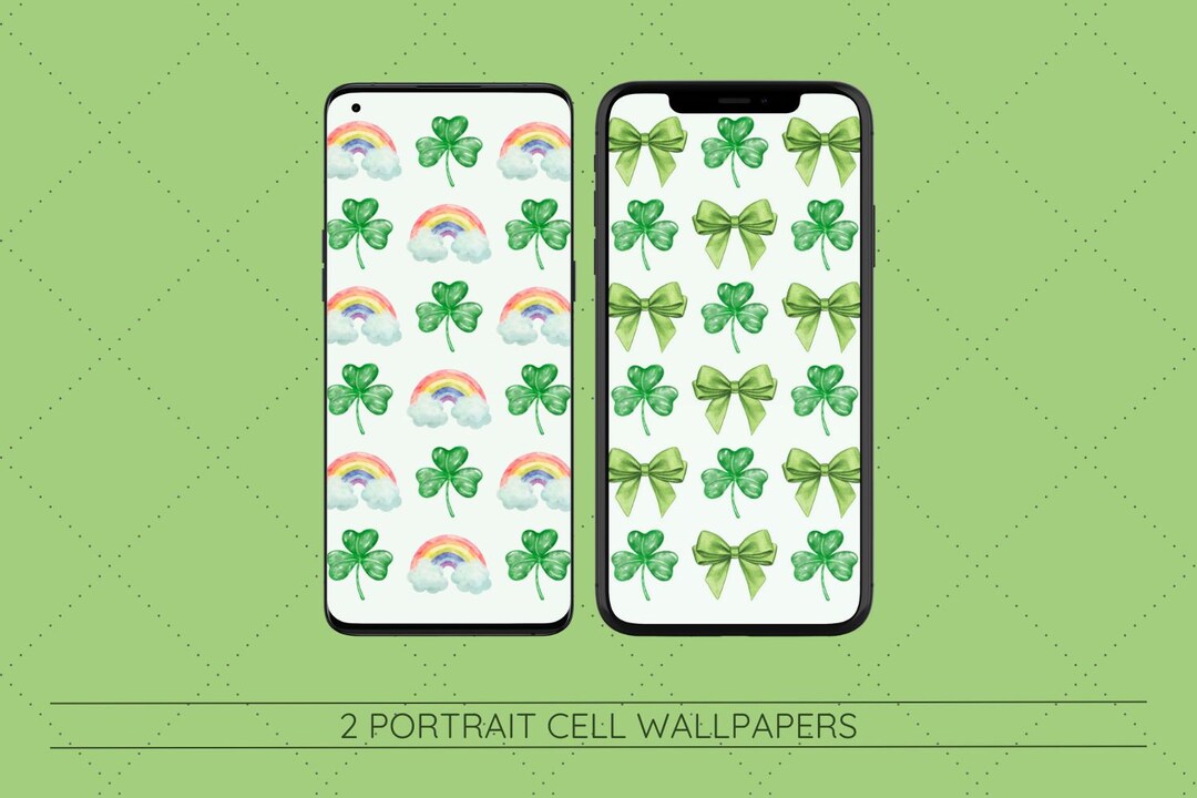 2 St. Paddy's Portrait Cell Wallpaper >> Cell Wallpaper, Digital ...