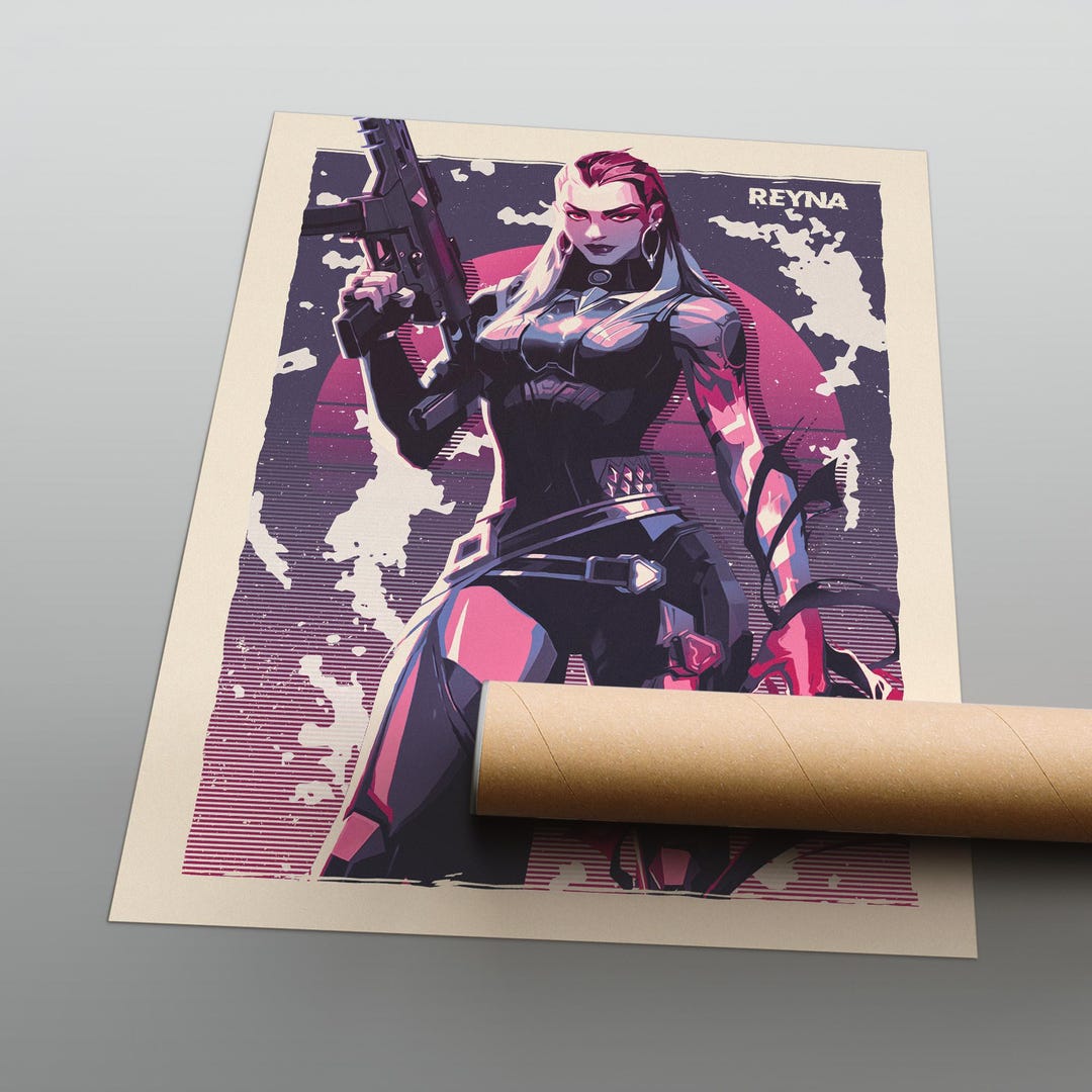 Buy Valorant Reyna Poster, Valorant Poster, Reyna Valorant Art Print ...