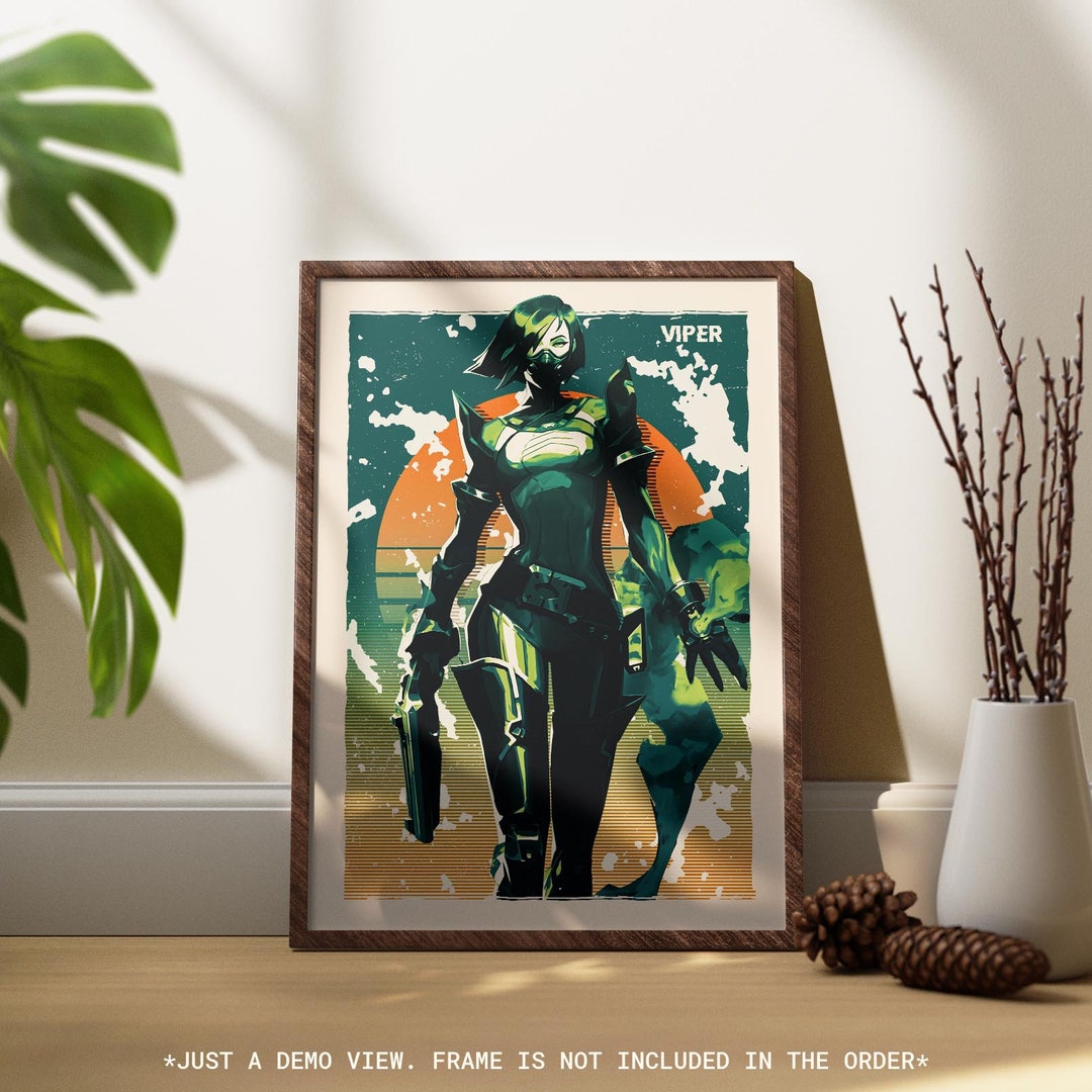 Valorant Poster Viper Valorant Viper Matte Finish Art Print - Etsy Canada