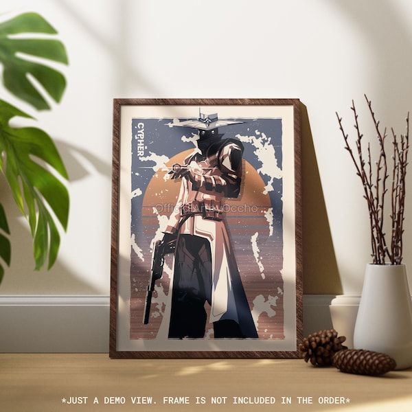Valorant Cypher Poster - Etsy