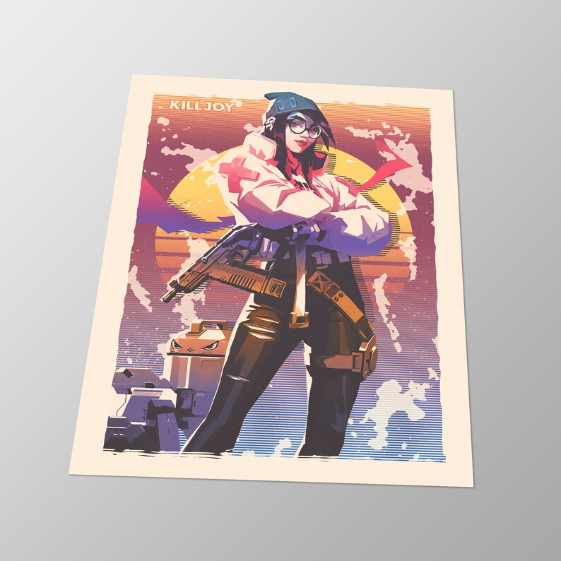 Valorant Poster Killjoy Valorant Print Valorant Wall Art - Etsy