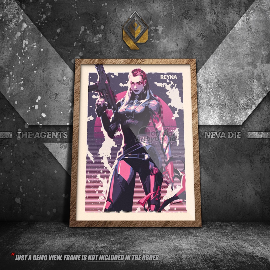 Valorant Reyna Poster, Valorant Poster, Reyna Valorant Art Print ...