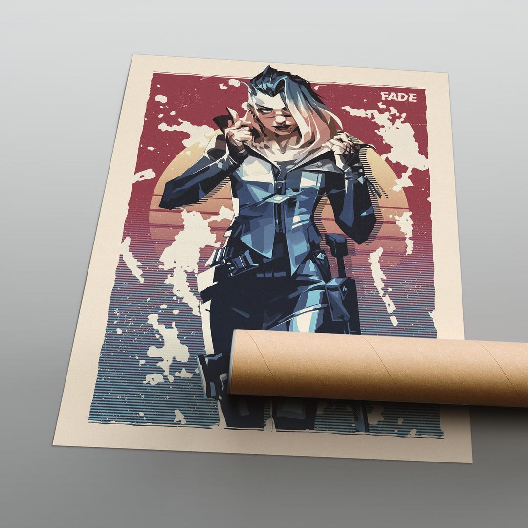 Valorant Fade Poster, Valorant Poster, Fade Valorant Art Print ...