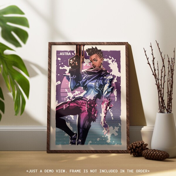 Astra Valorant Print - Etsy
