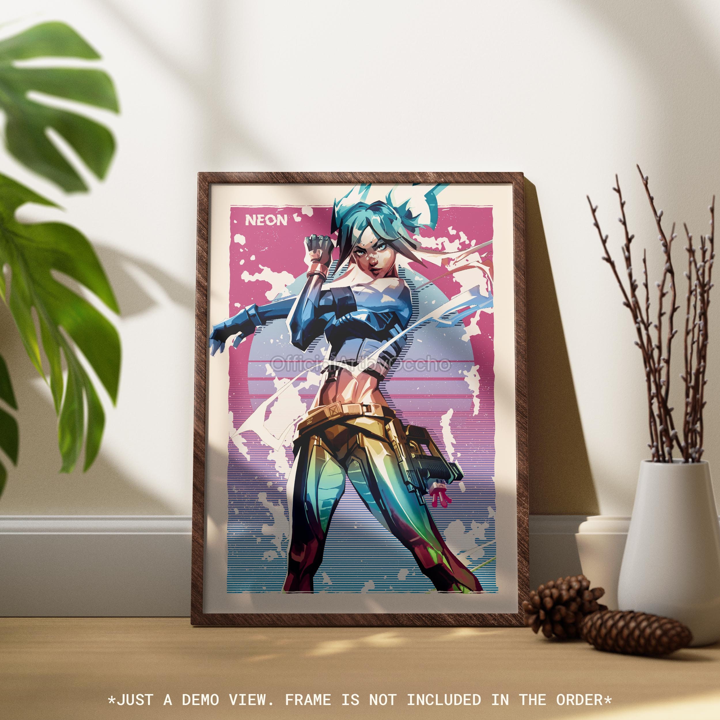 Valorant Neon Poster Neon Valorant Matte Paper Art Print - Etsy Canada