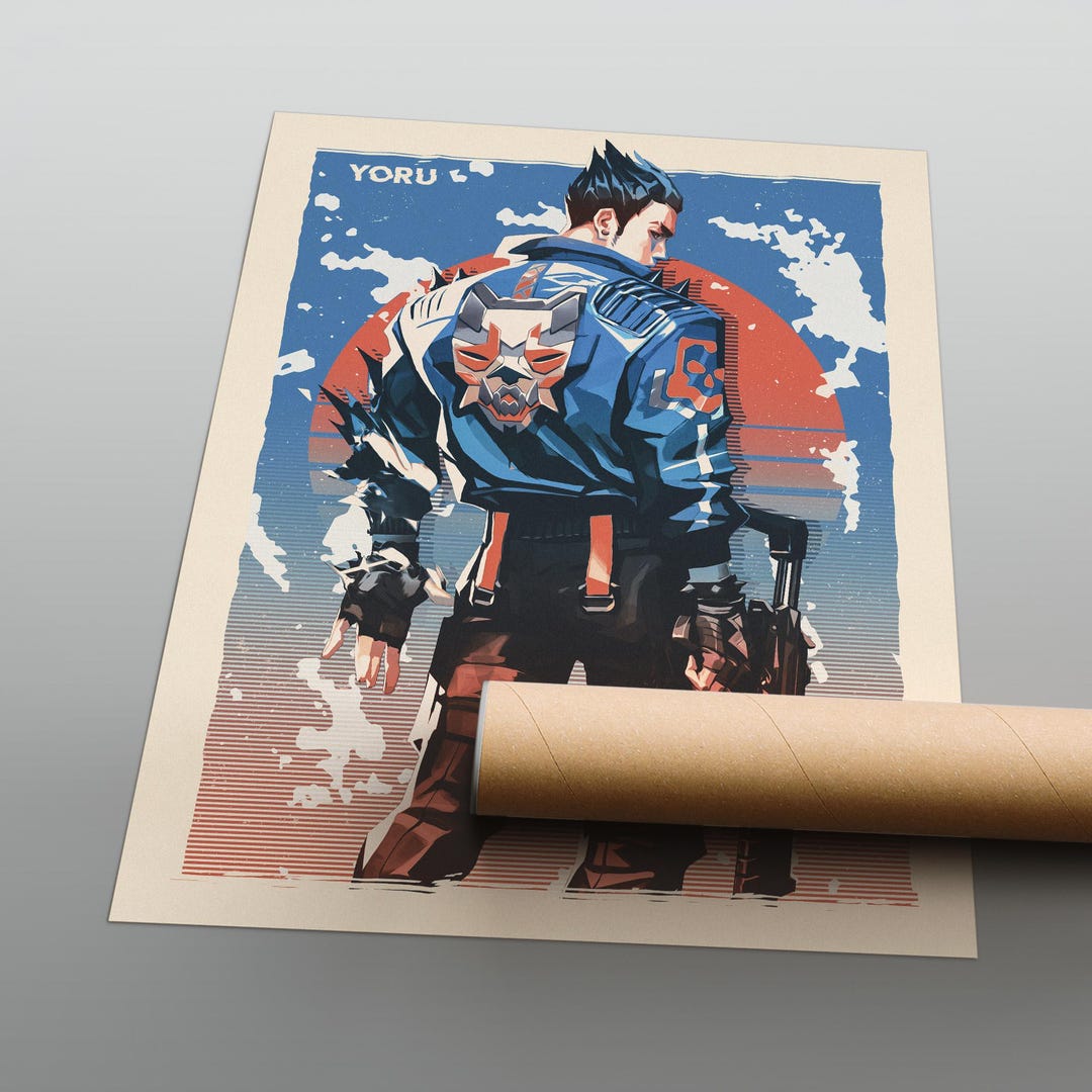 Valorant Yoru Poster, Valorant Poster, Yoru Valorant Kunstdruck ...