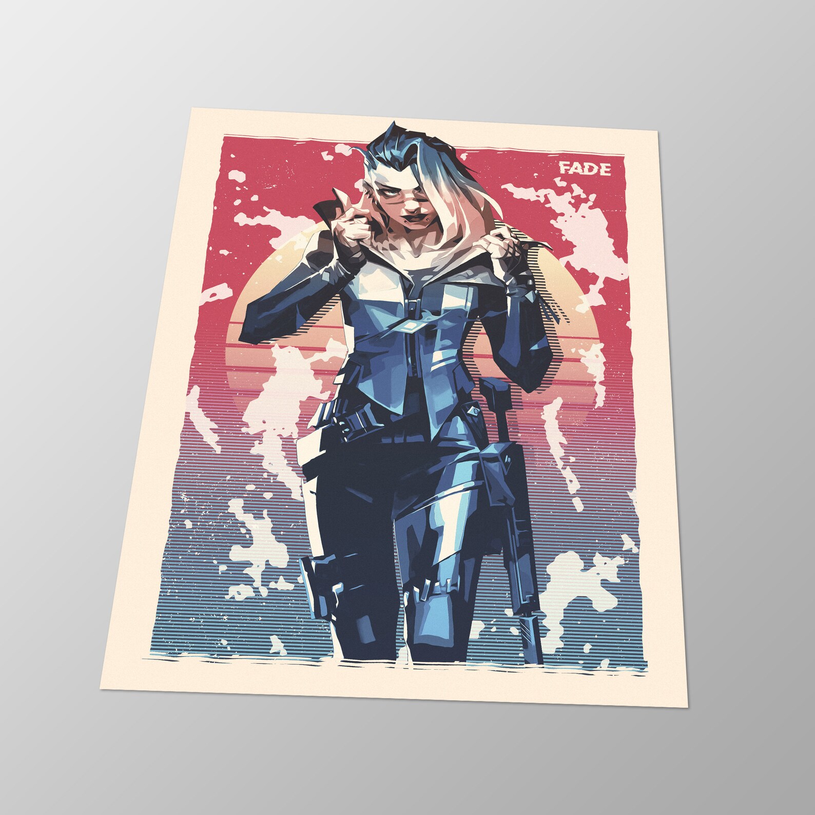 Valorant Poster Raze Omen Skye Phoenix Fade Chamber - Etsy