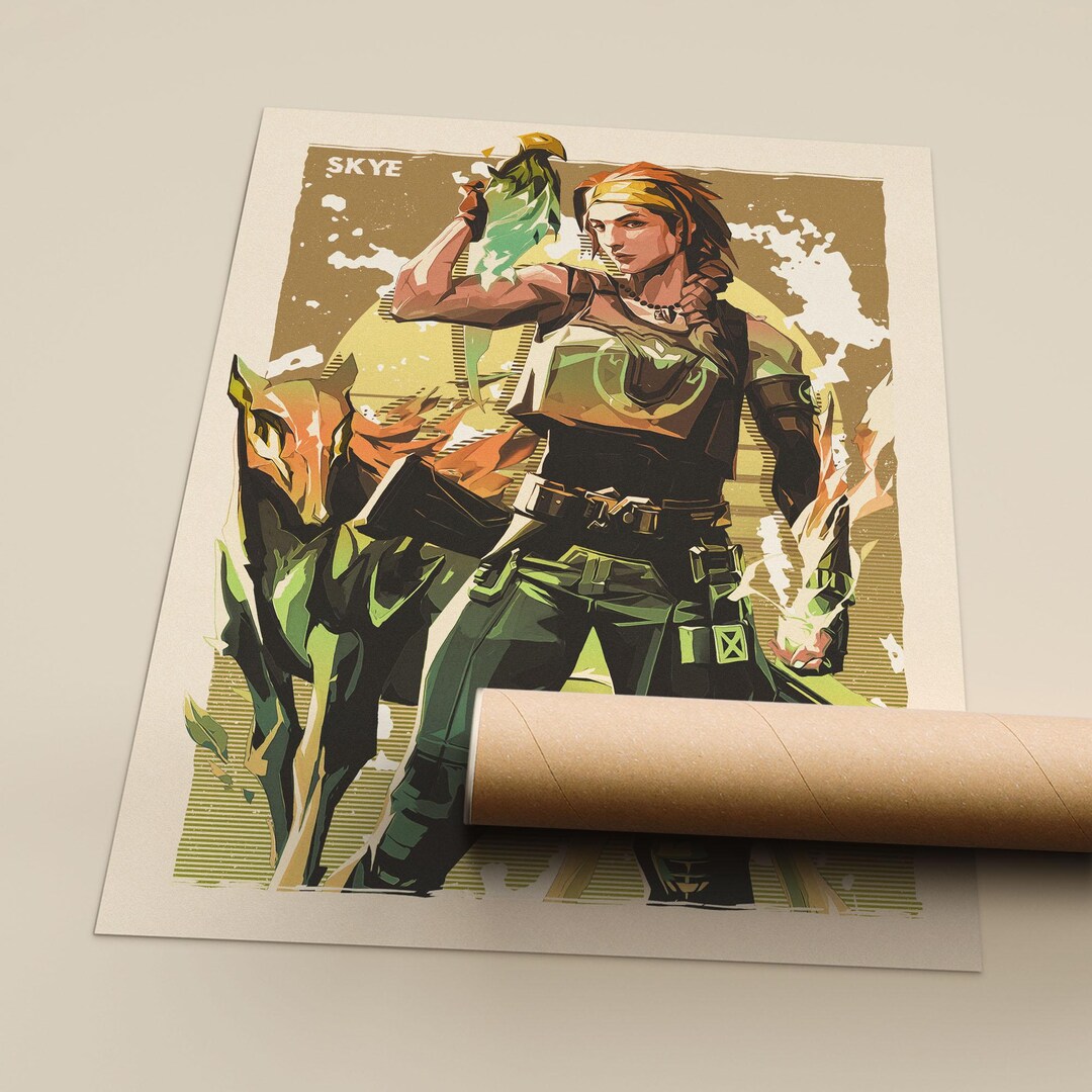 Skye Valorant Art Print: Enhanced Matte Fine Art Paper Poster - Etsy
