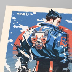 Valorant Yoru Poster, Valorant Poster, Yoru Valorant Kunstdruck ...