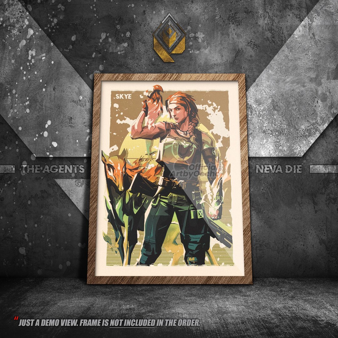 Póster de Valorant Skye, póster de Valorant, impresión de arte de Skye ...