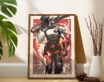Valorant Brimstone Poster - Etsy