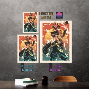 Valorant Raze Poster, Valorant Poster, Raze Valorant Art Print ...