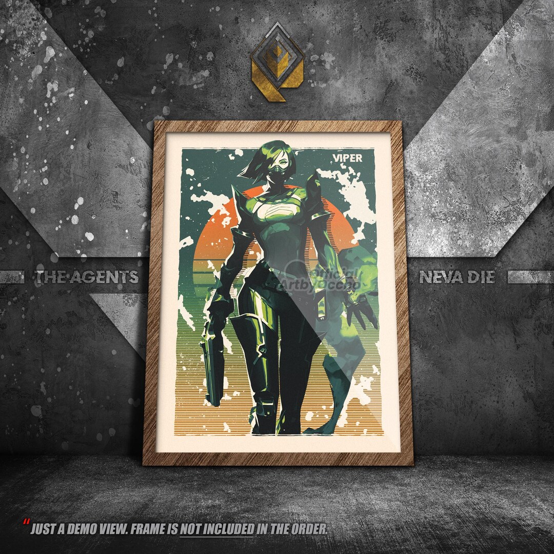 Valorant Viper Poster, Valorant Poster, Viper Valorant Art Print ...
